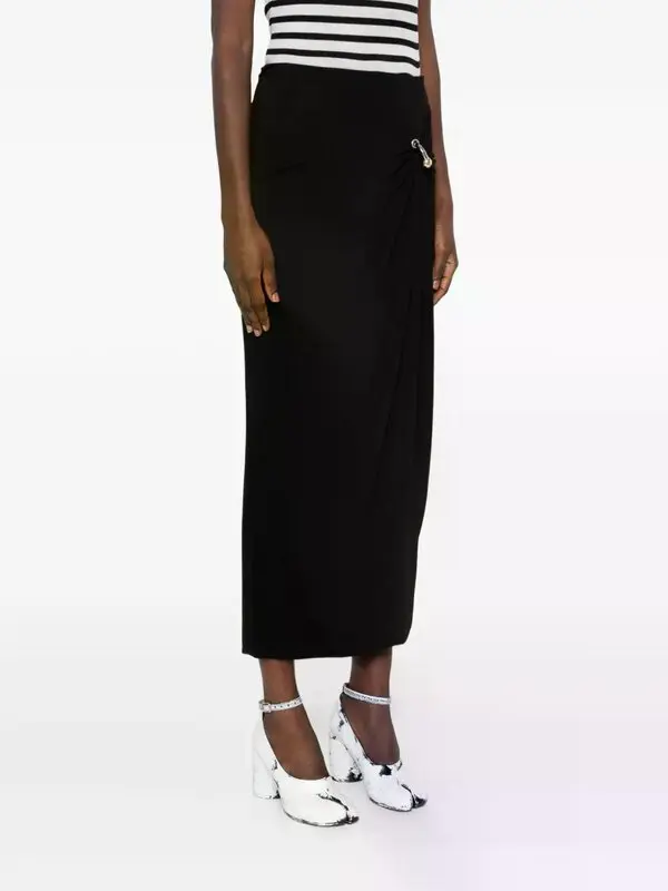 JEAN PAUL GAULTIER Ring-detail Side-split Midi Skirt