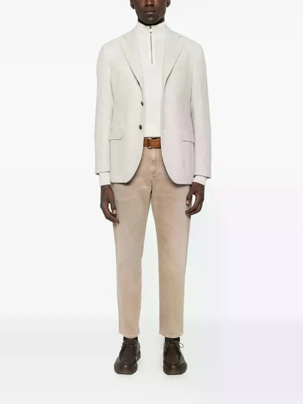 Corneliani Half-zip Cashmere Sweater