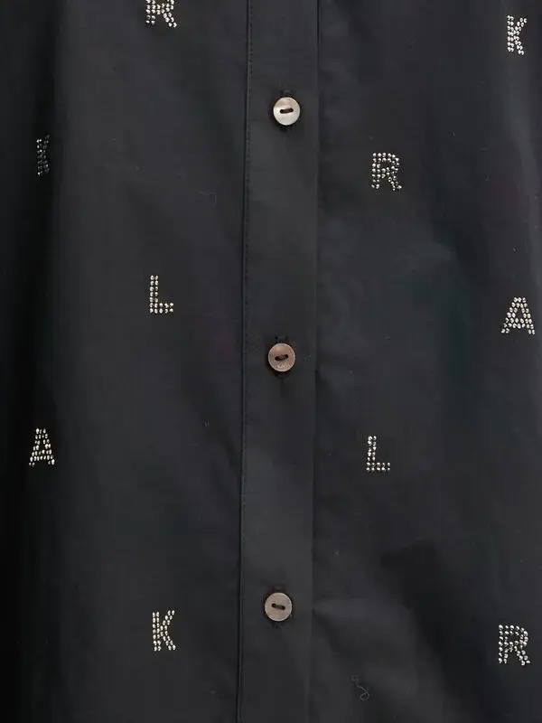 Karl Lagerfeld Organic Cotton Embellished Shirt