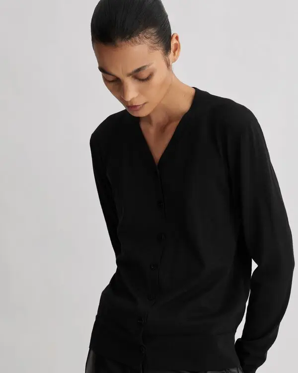 Veronica De Piante Katie Merino Wool Cardigan