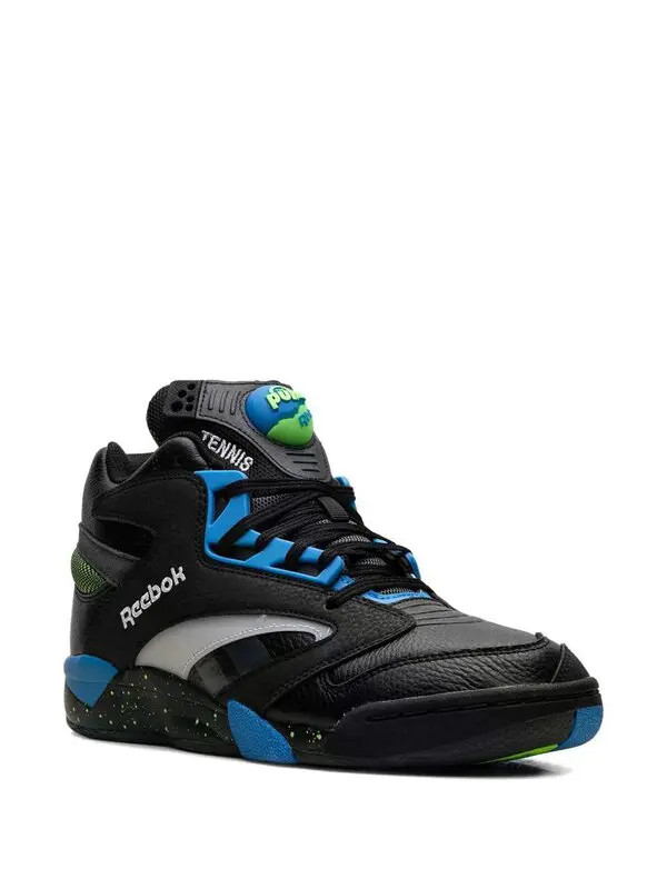 REEBOK Shaq Victory Pump Sneakers - Core Black/energy Blue/solar Lime