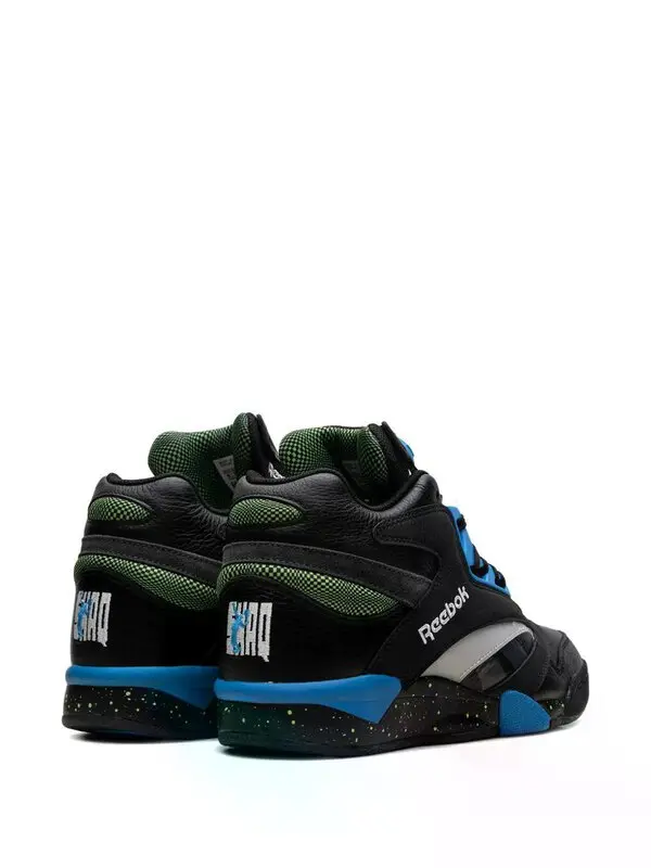 REEBOK Shaq Victory Pump Sneakers - Core Black/energy Blue/solar Lime