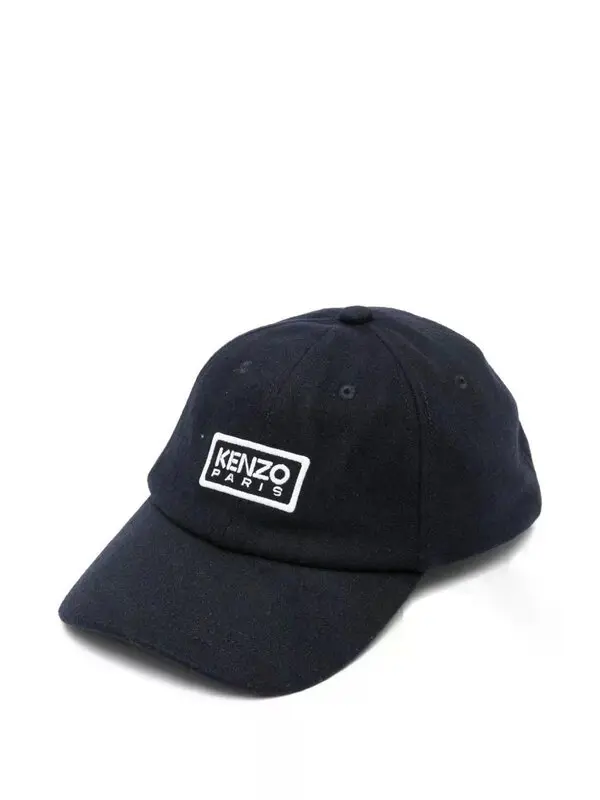 Kenzo Logo-embroidered Cap - Blue