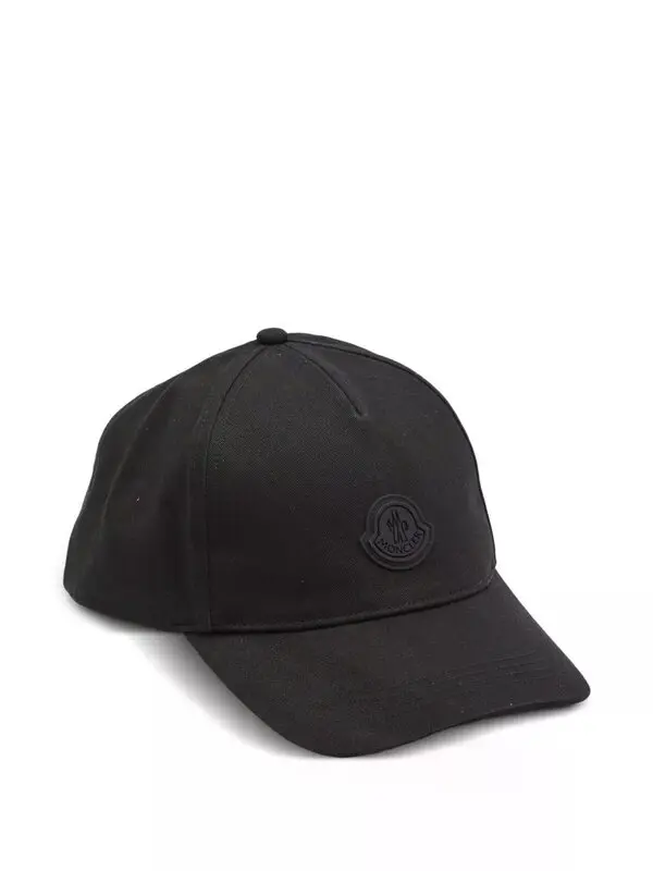 Moncler Logo-patch Baseball Cap - Black