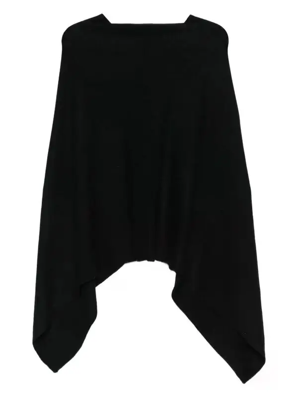 Eric Bompard Cashmere Poncho - Black