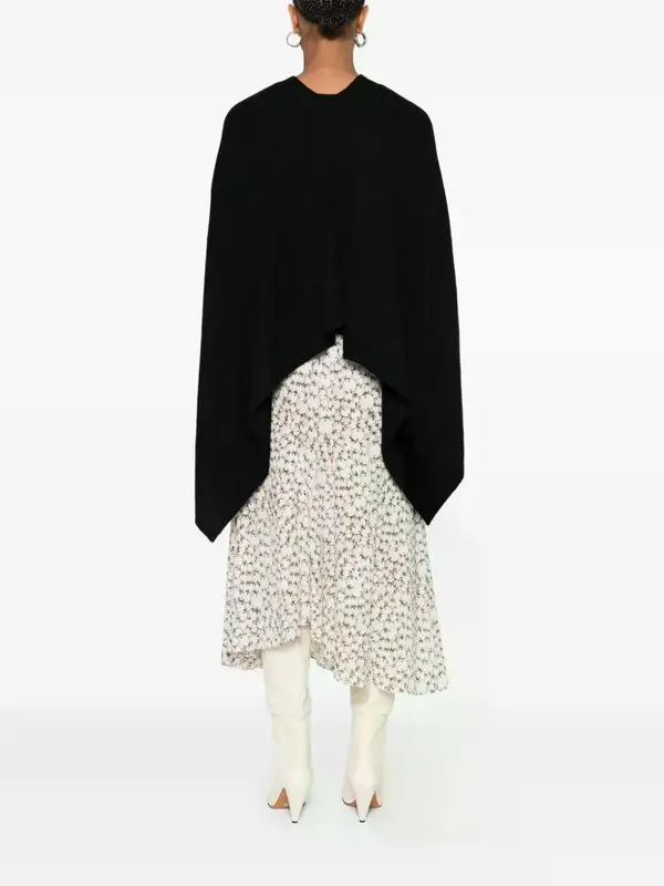 Eric Bompard Cashmere Poncho - Black