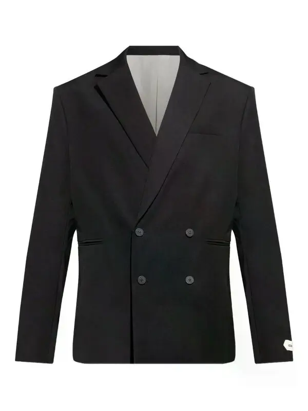 Jacquemus Fernando Double-breasted Padded-shoulder Blazer - Black
