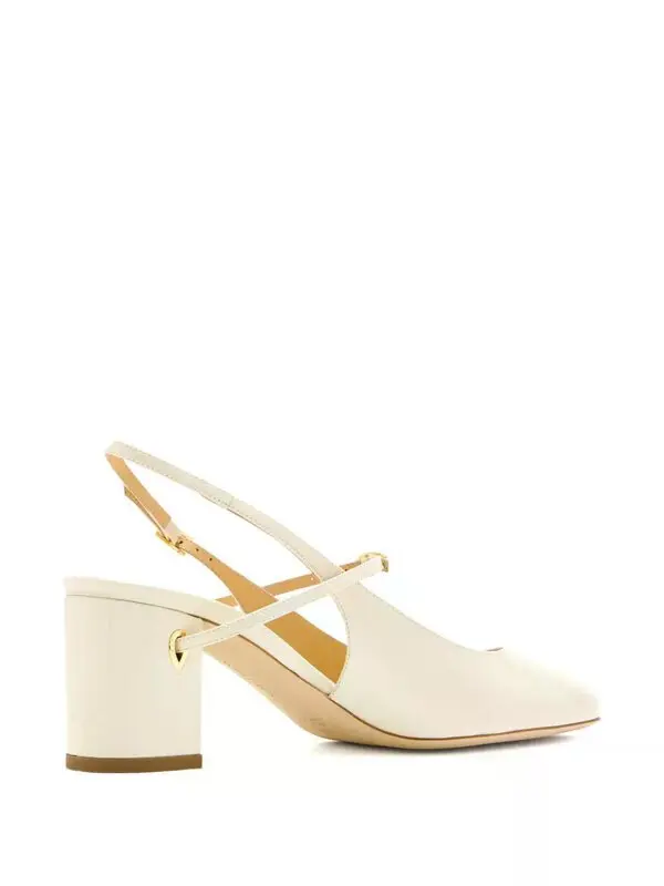 Jennifer Chamandi Slingback Block-heel Pumps