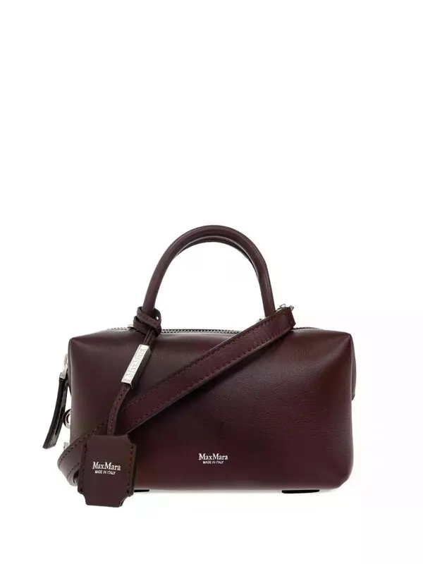 Max Mara Leather Tote Bag - Red