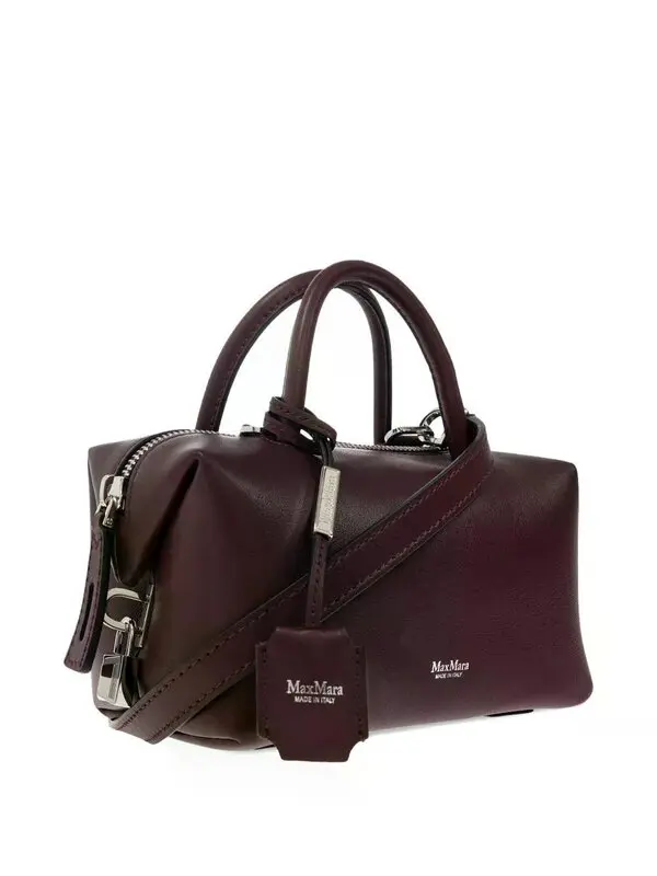 Max Mara Leather Tote Bag - Red