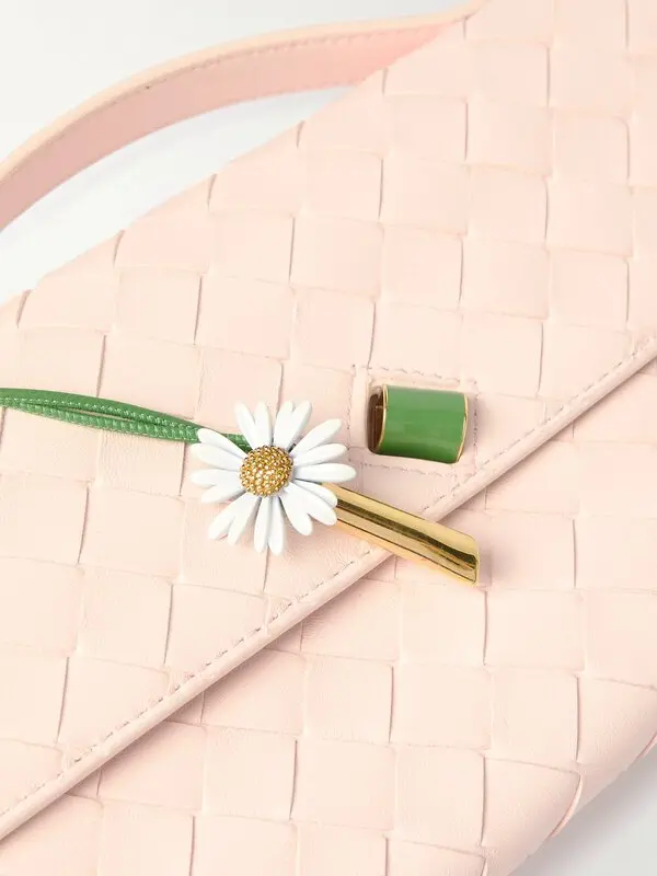 Bottega Veneta Andiamo Long Embellished Intrecciato Leather Clutch
