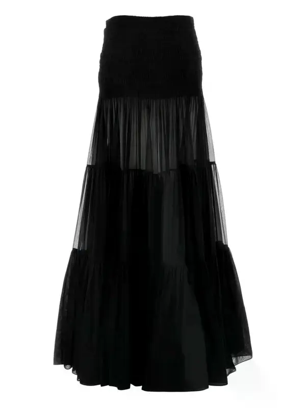 Saint Laurent Crepe Skirt