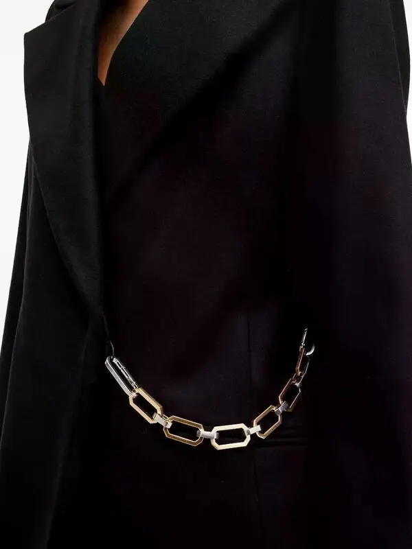 ALLSAINTS Chain-detail Double-breasted Coat