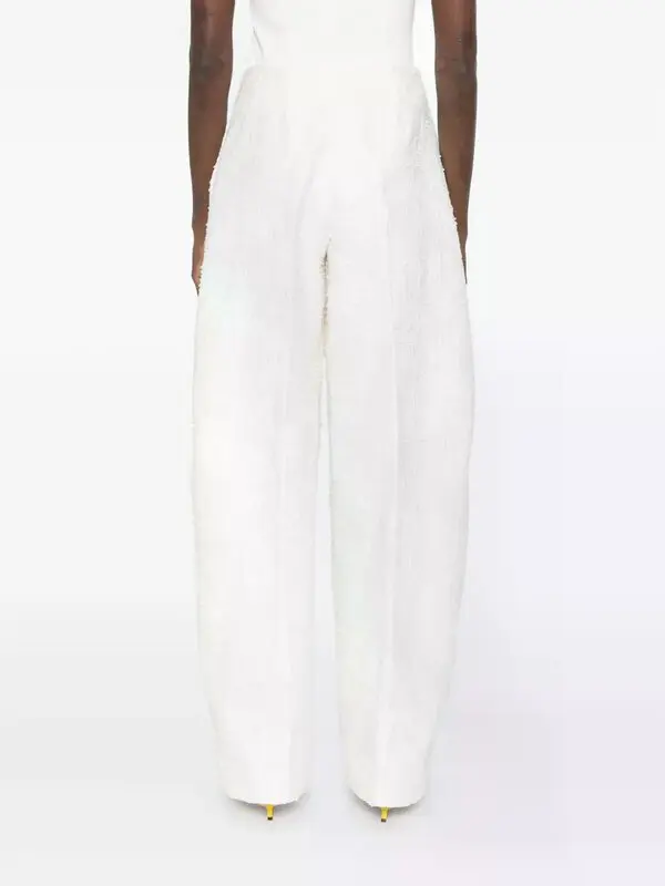 Jacquemus Off- Tweed Trousers