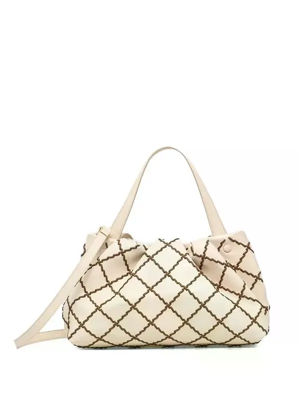 THEMOIRE Athena Diamond-patterned Tote Bag