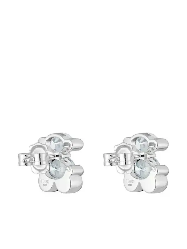 TOUS Bear-shaped Crystal Earrings