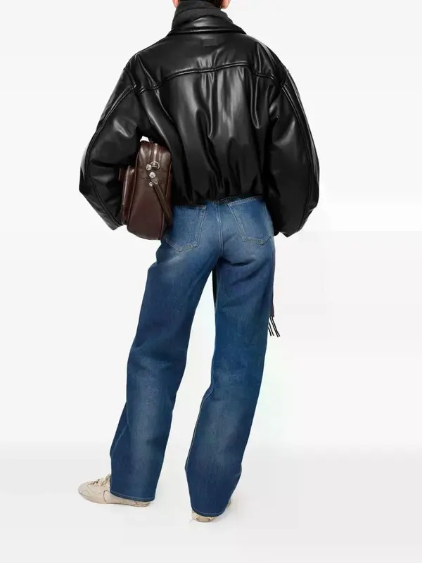 Acne Studios Padded Faux-leather Jacket - Black
