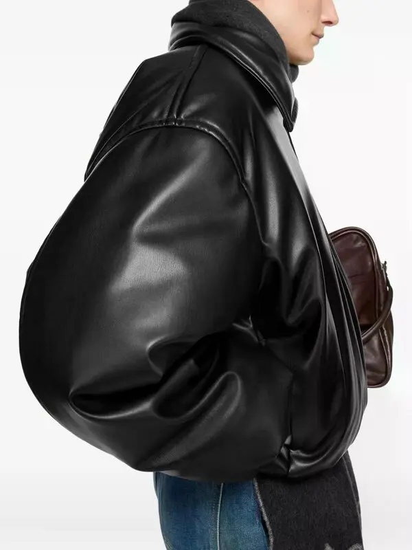 Acne Studios Padded Faux-leather Jacket - Black