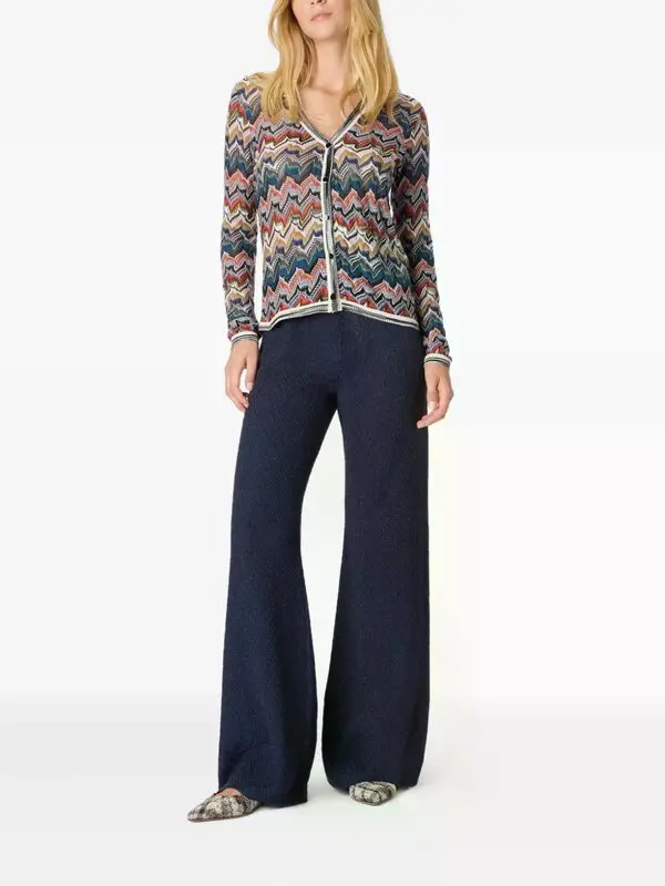 Missoni Zigzag Pattern Flared Trousers
