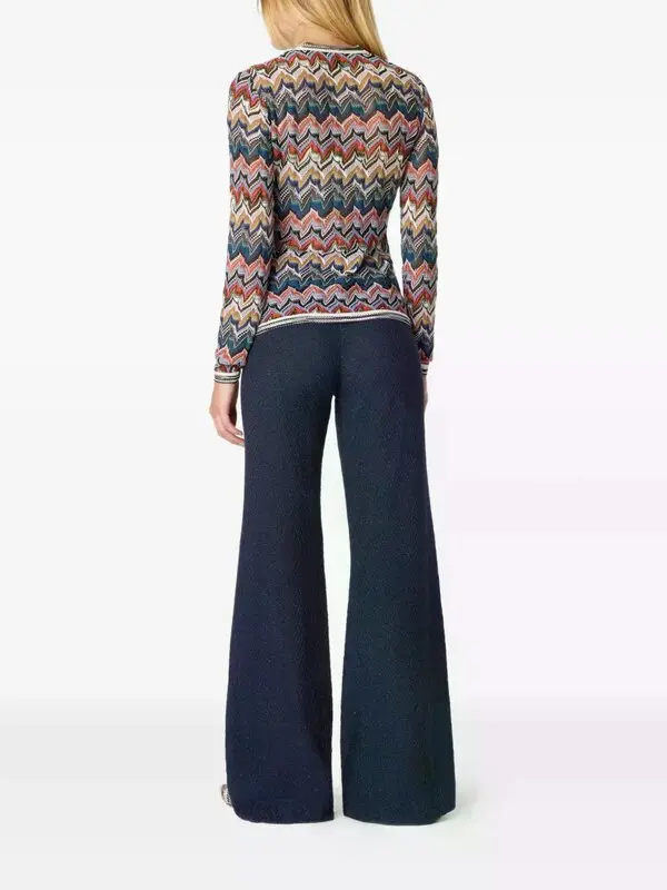 Missoni Zigzag Pattern Flared Trousers