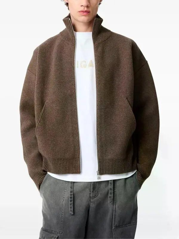 Axel Arigato Core Zipped High-neck Cardigan