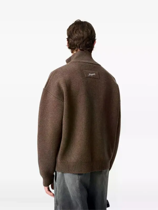 Axel Arigato Core Zipped High-neck Cardigan