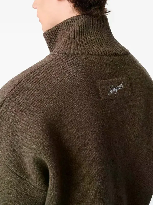 Axel Arigato Core Zipped High-neck Cardigan