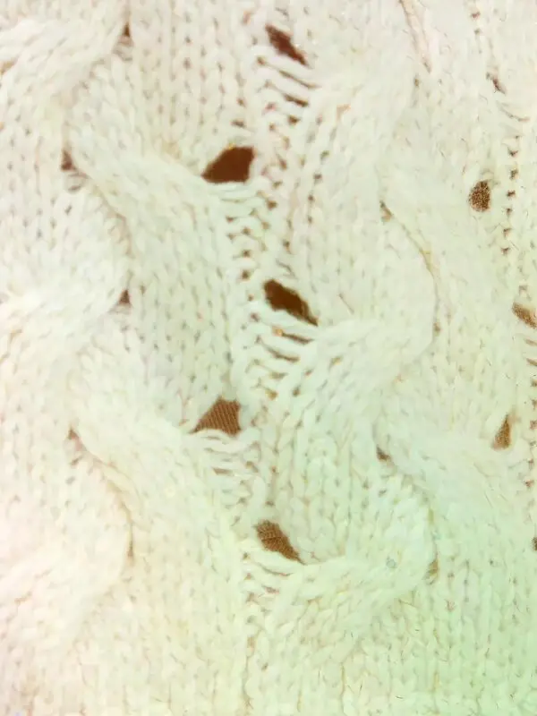 Guess Cable-knit Eyelet Sweater