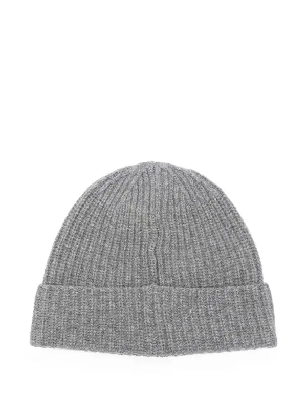 Stone Island Logo-patch Beanie - Grey