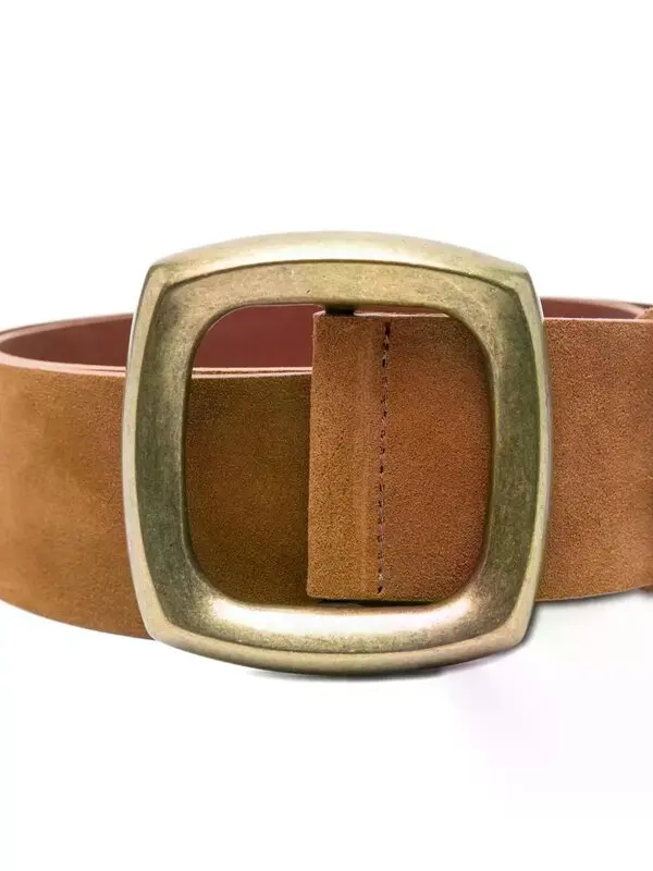 Ba&sh Bianca Suede Square-buckle Belt