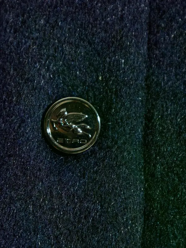 Etro Patch-pocket Cashmere Jacket - Blue