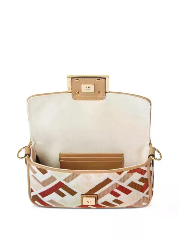 Fendi Mini Baguette Ff-motif Clutch