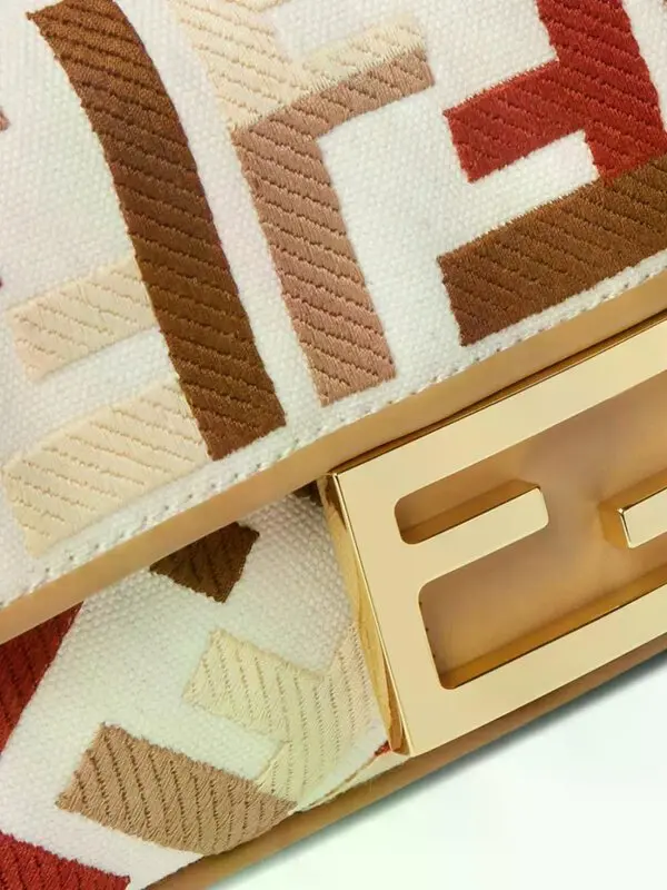 Fendi Mini Baguette Ff-motif Clutch