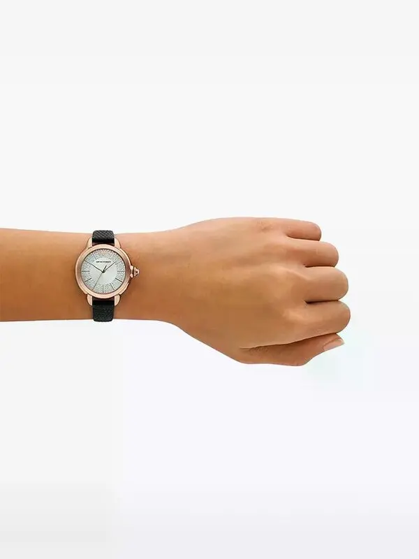 Emporio Armani Crystal-embellished 32mm Watch - Grey