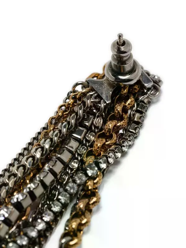 Alexander McQueen Crystal-embellished Chain Earrings