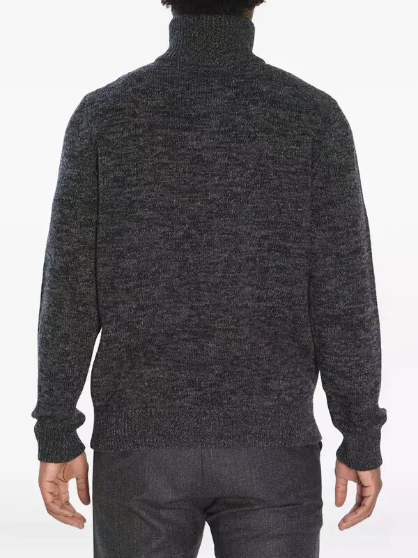 Barena Venezia Turtleneck Zip-front Sweater