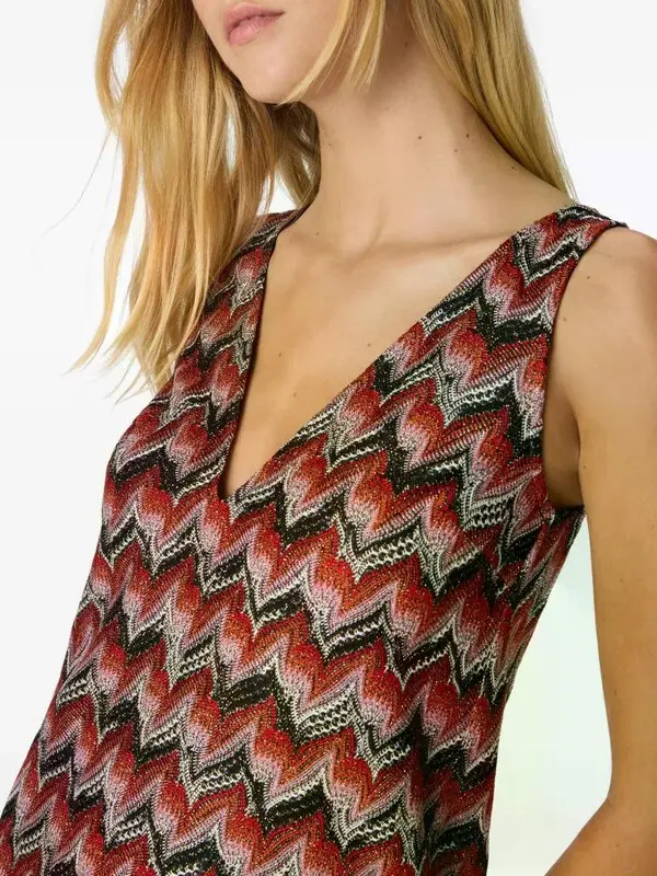 Missoni Zigzag-pattern Mini Dress