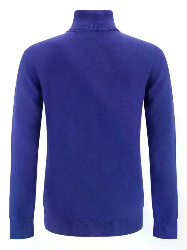 Saint Laurent Turtleneck Sweater - Blue