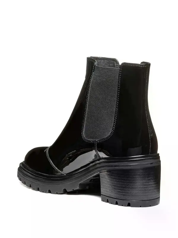 Geox 60mm Patent Leather Ankle Boots