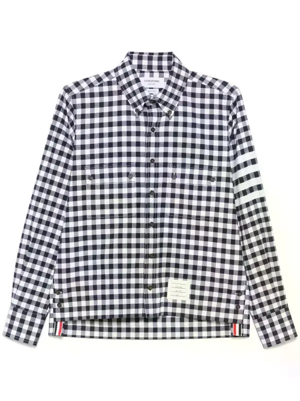 Thom Browne Gingham-pattern Shirt