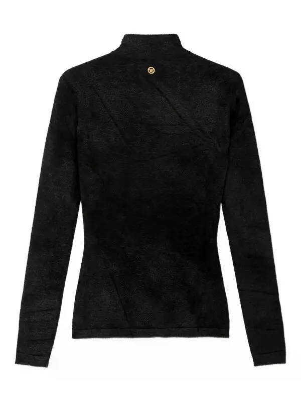 Versace High-neck Embellished Sweater