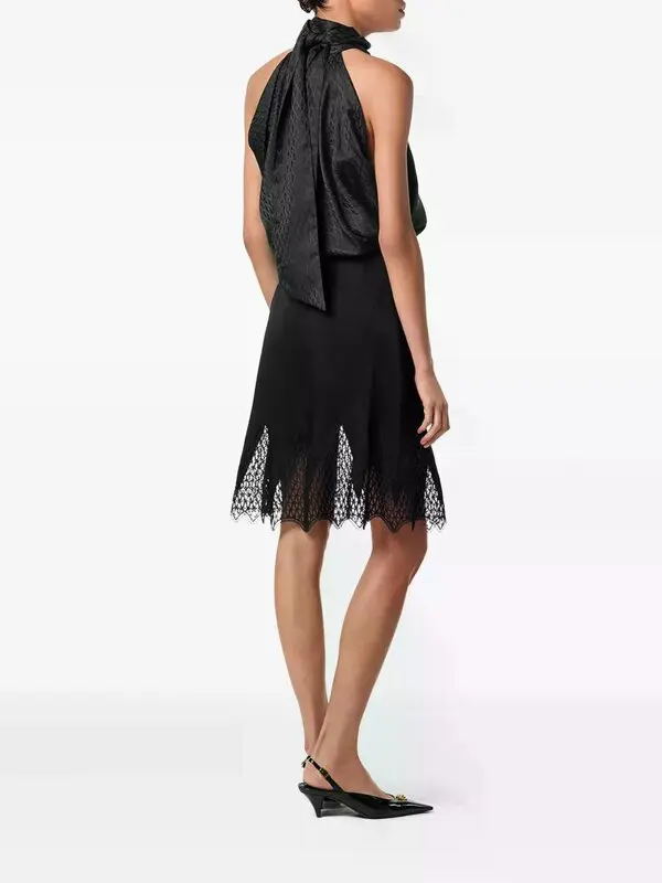 Versace Lace-trim Midi Skirt