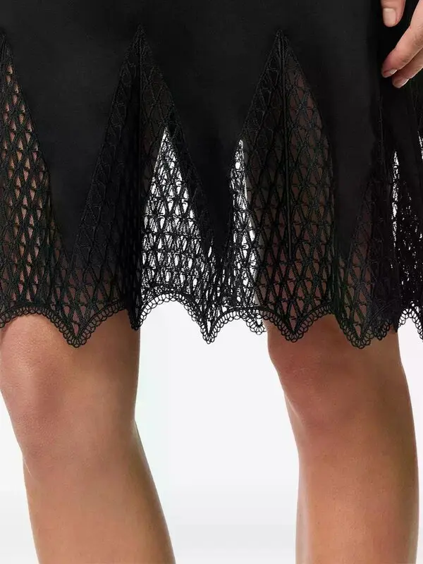 Versace Lace-trim Midi Skirt