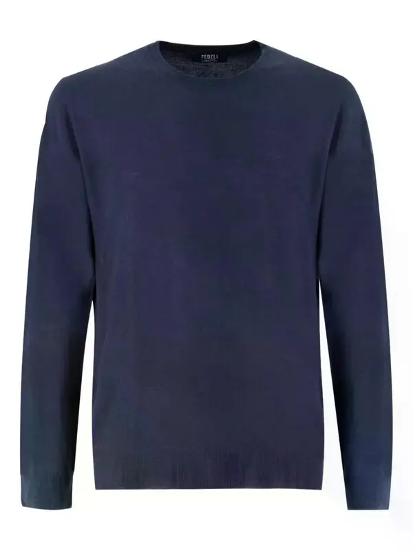 Fedeli Long-sleeve Round-neck Sweater