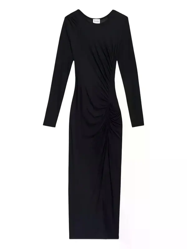 Isabel Marant Étoile Long Sleeve Side-gathered Midi Dress