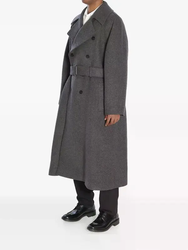 Saint Laurent Double-breasted Cashmere Coat