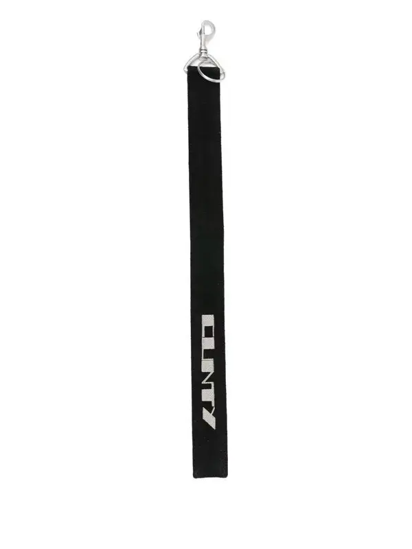 Rick Owens Cotton Keyring - Black