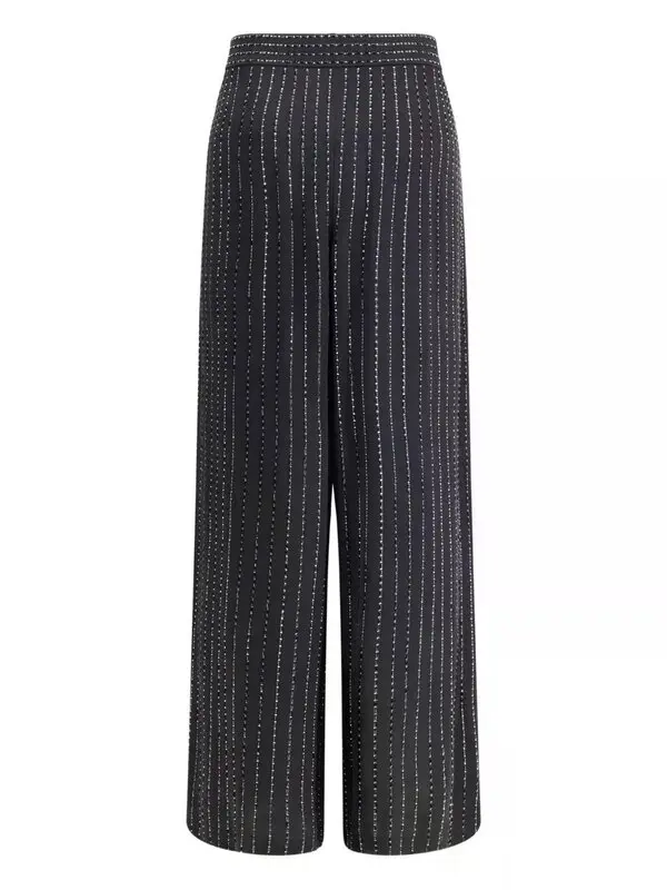 Giorgio Armani Sequin-embellished Pinstripe Trousers