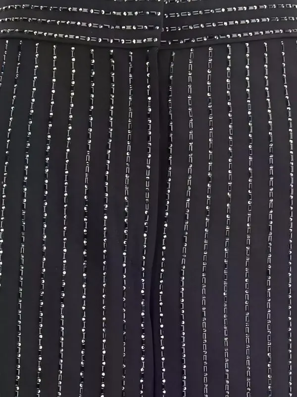 Giorgio Armani Sequin-embellished Pinstripe Trousers