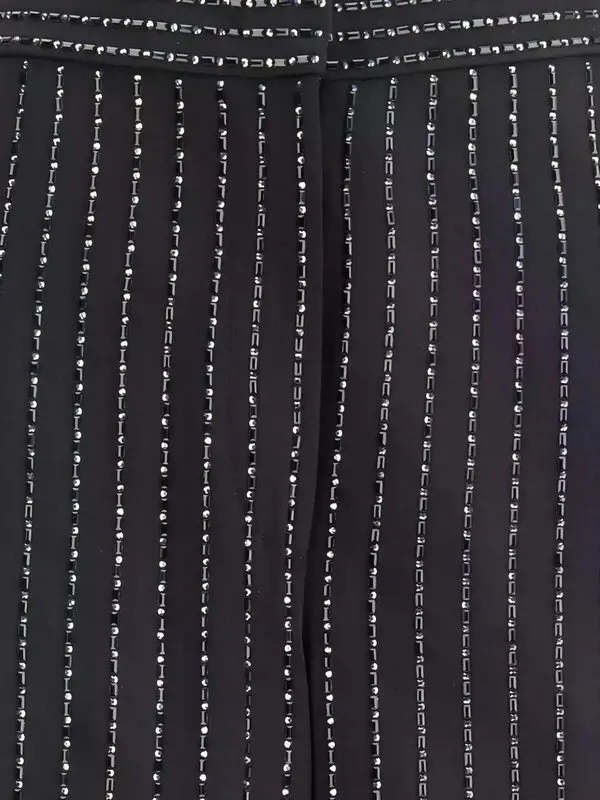 Giorgio Armani Sequin-embellished Pinstripe Trousers